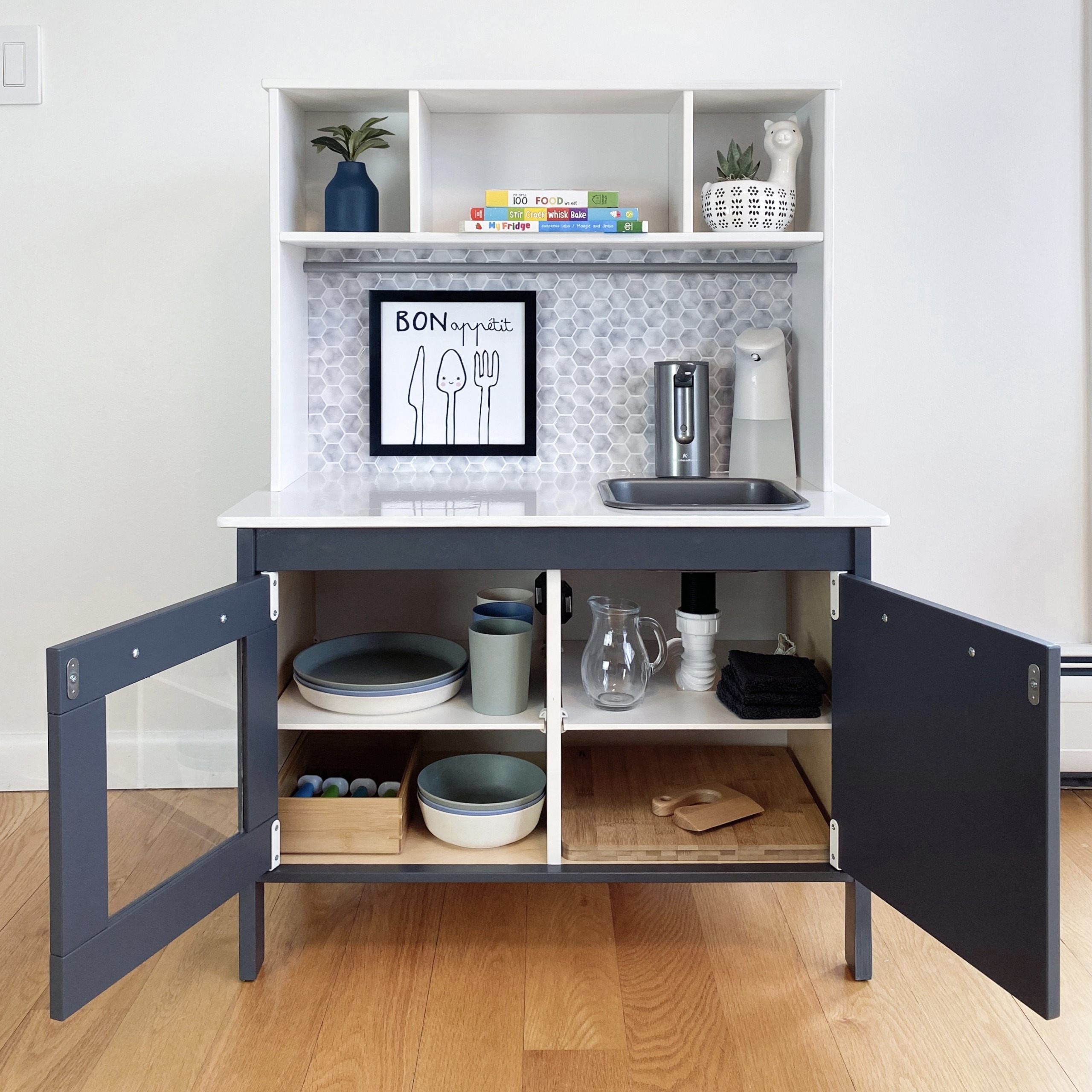 What I Put In My Montessori Functional Kitchen – Life In Mom Jeans